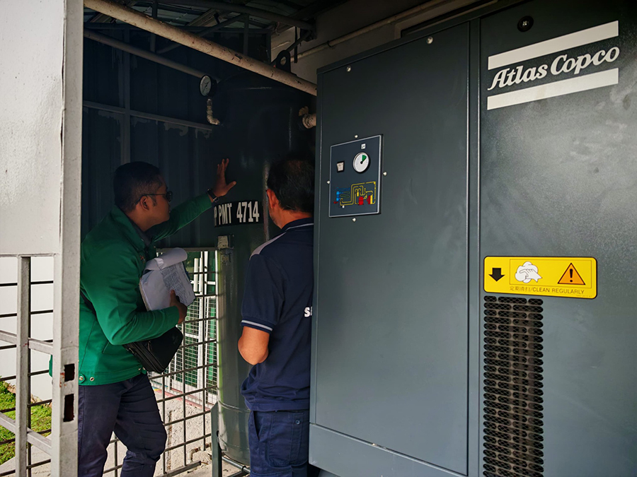 PEMERIKSAAN SIJIL KELAYAKAN KOMPERESOR DAN AUTOKLAF OLEH JKKP DI PPK ...